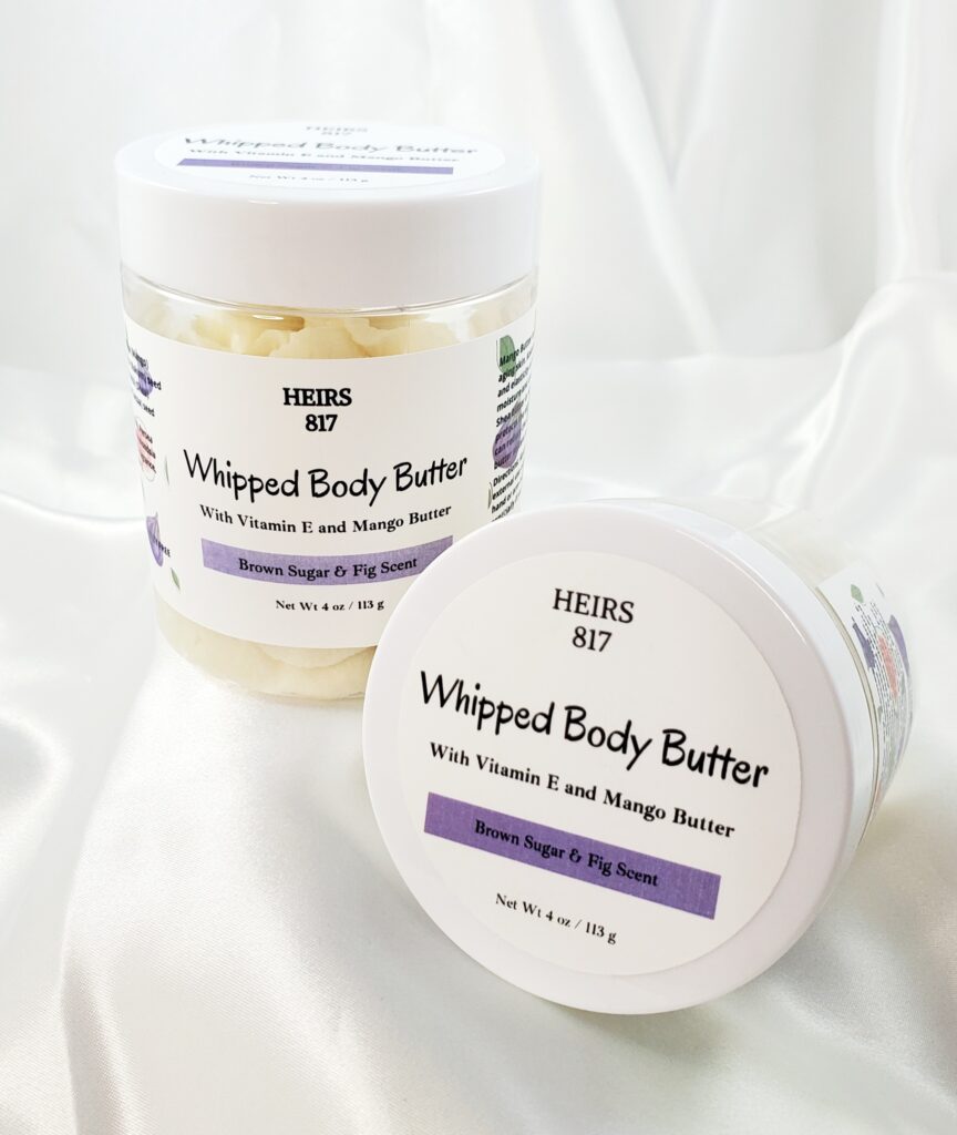 WHIPPED BODY BUTTER - Brown Sugar & Fig - HEIRS817